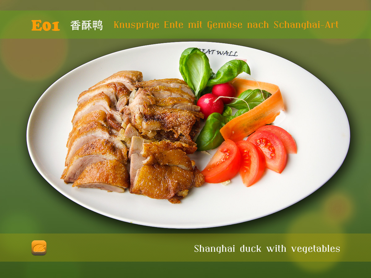 Ente Chinesisch Mit Gemüse